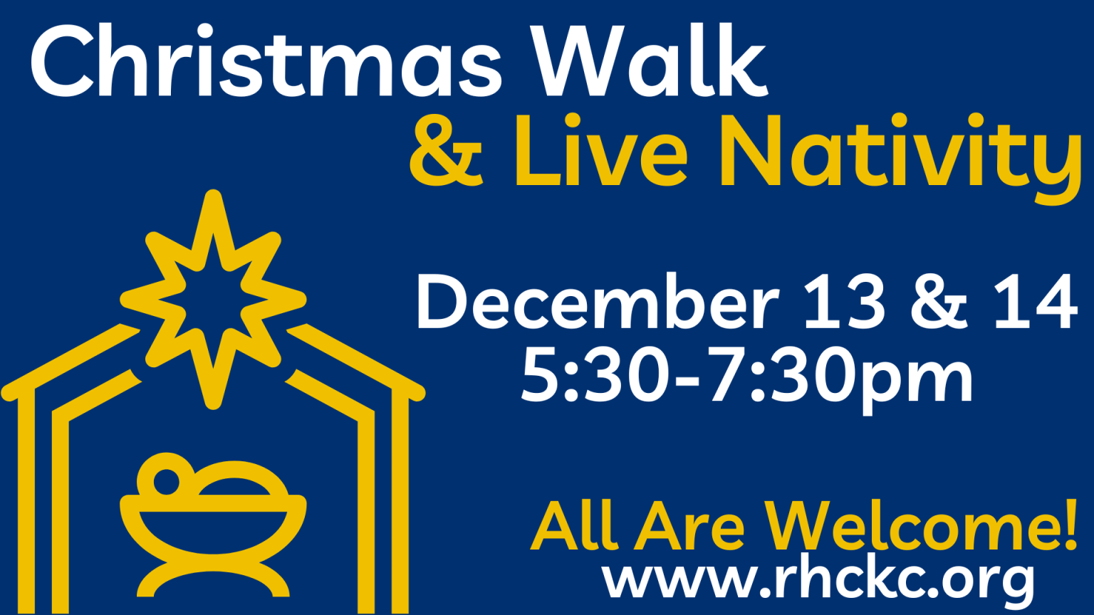 Christmas Walk & Live Nativity - KC Parent